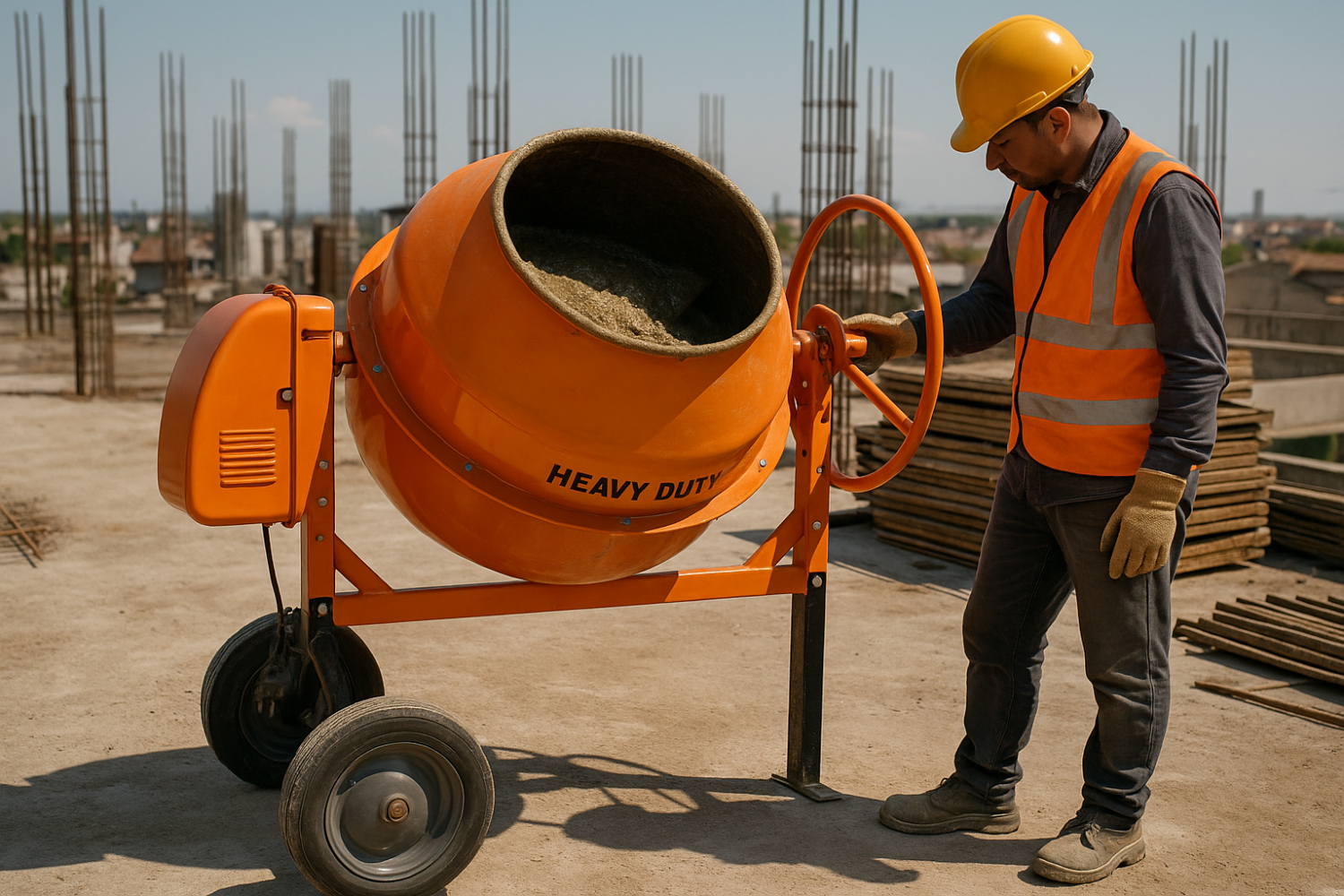Mini Concrete Mixer - Portable & Powerful Mixers for Your Projects